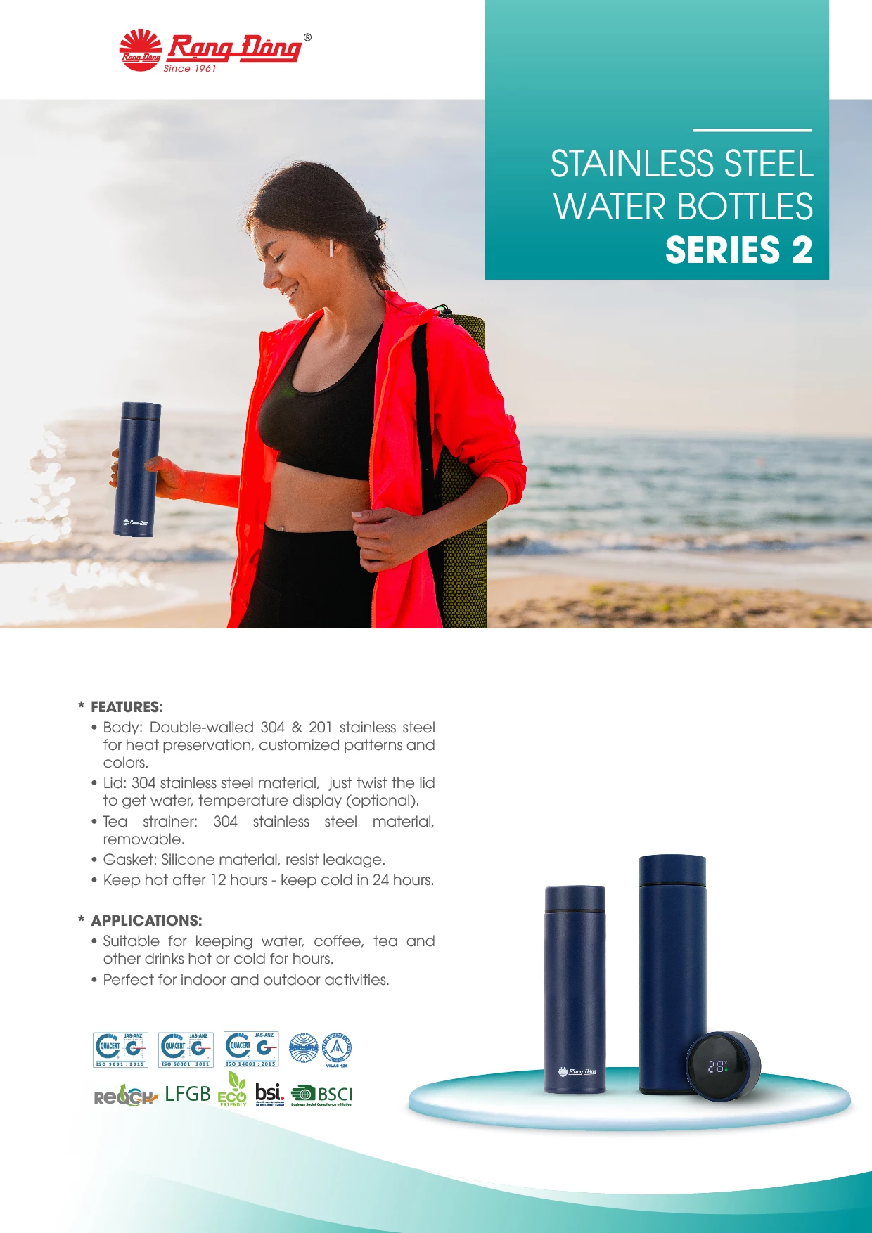 STAINLESS STEEL WATER BOTTLES SERIES 2